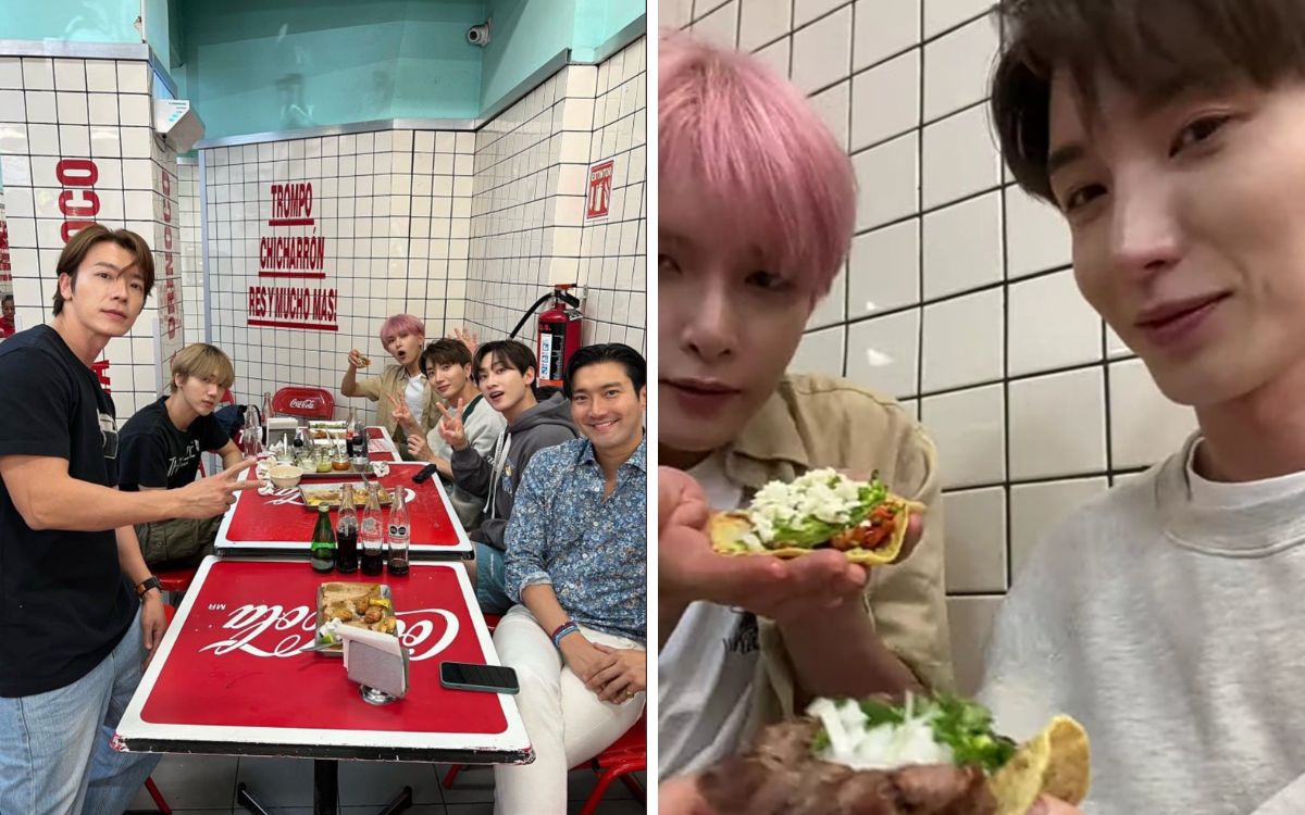 Super Junior disfruta unos taquitos y convive con fans en calles de ...